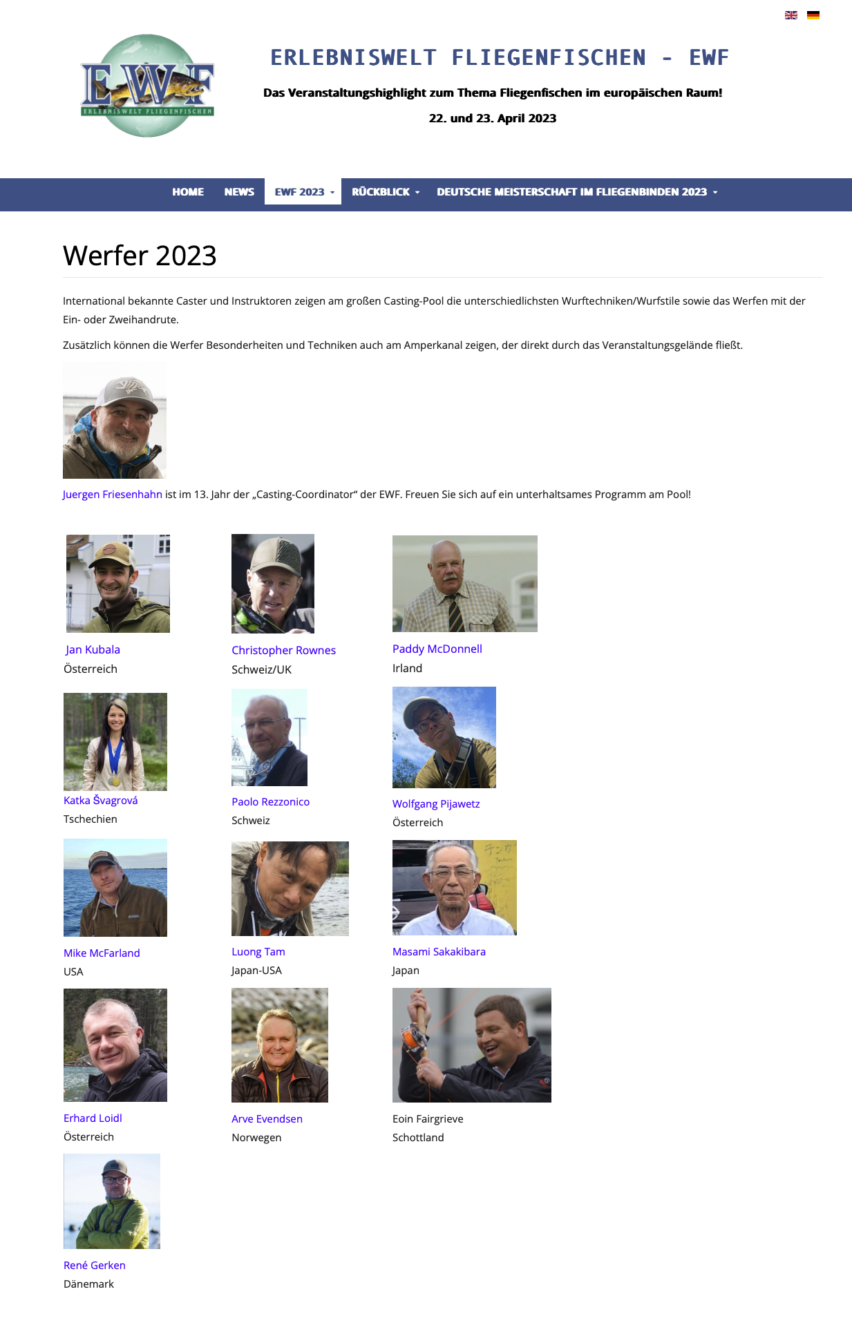 EWF 2023-01 – Wurfkurse